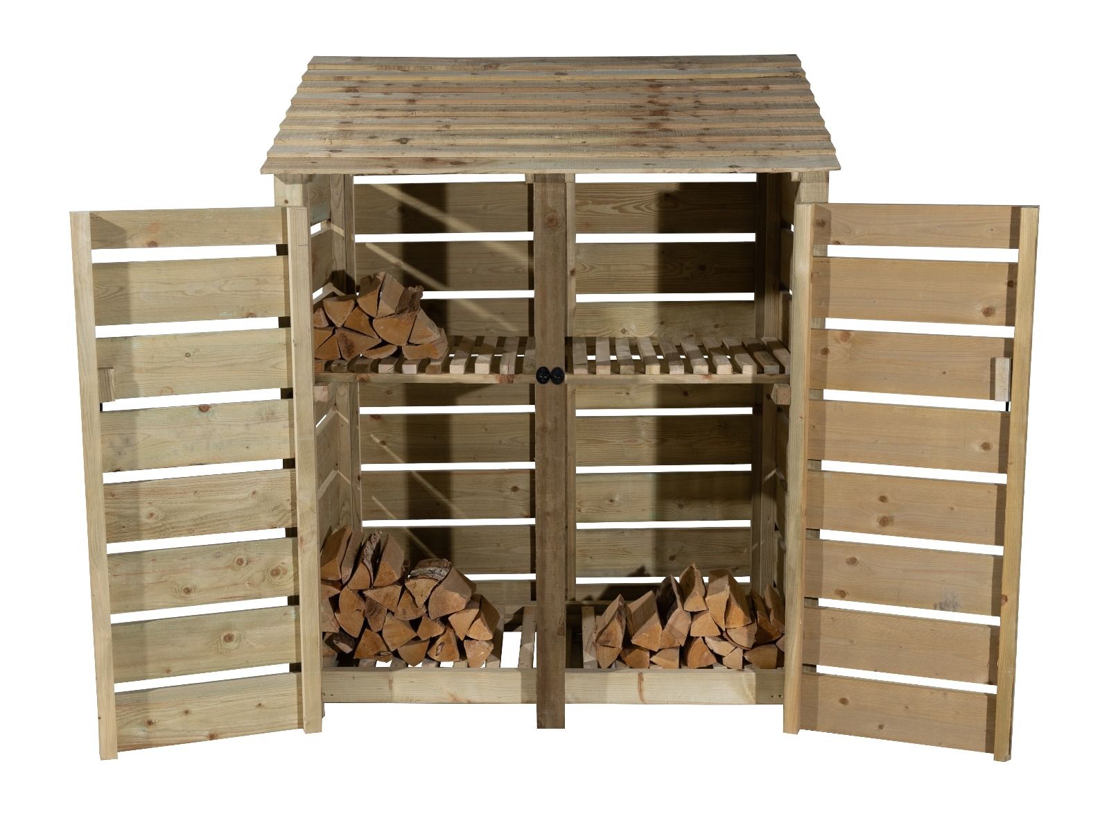 Double Bay Log Storage – Spacious & Well-Ventilated Firewood Storege ...