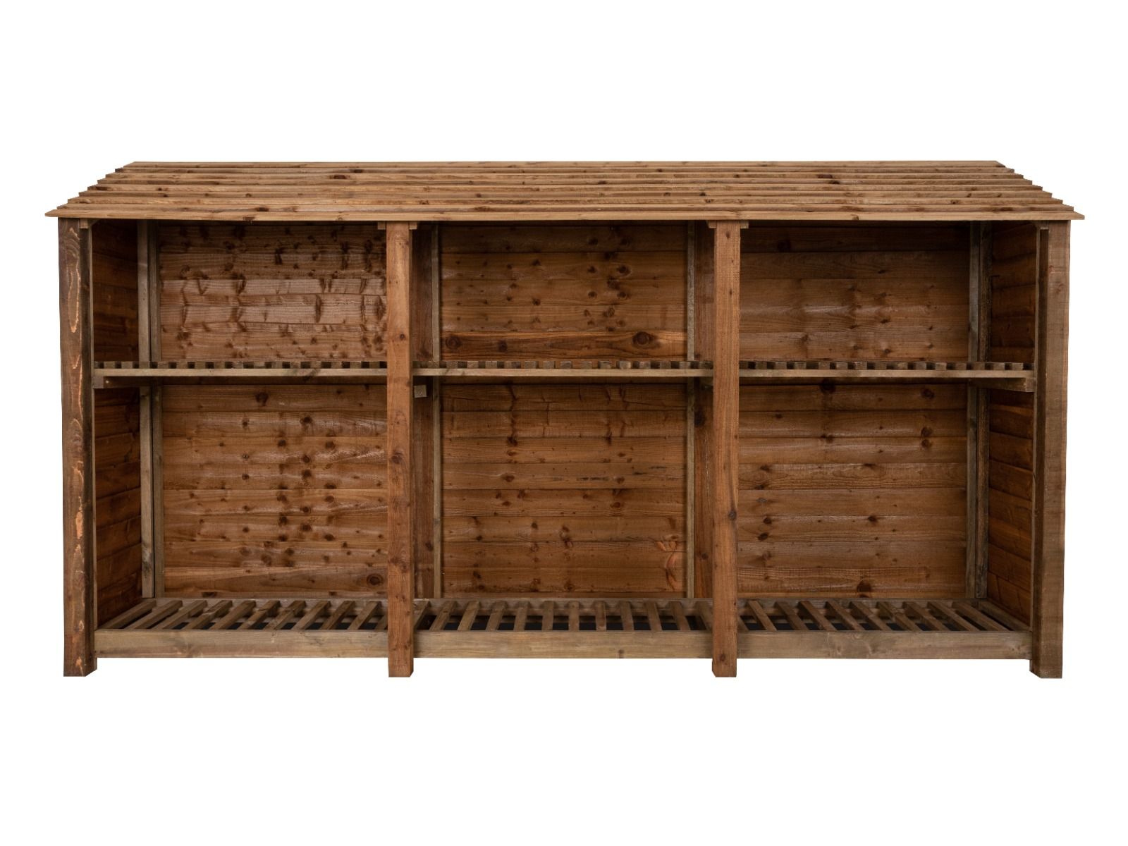 Triple Bay Log Stores UK | Large Firewood Storage – Arbor Garden Solutions