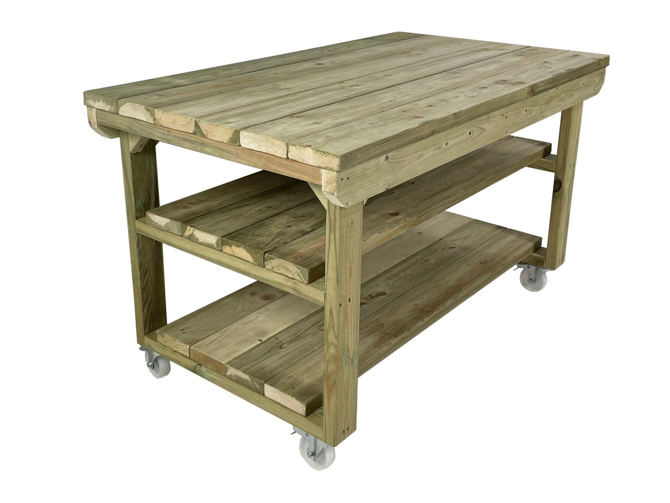 Wooden Heavy Duty Workbench | 3ft Depth, Indoor/Outdoor Tough Use ...