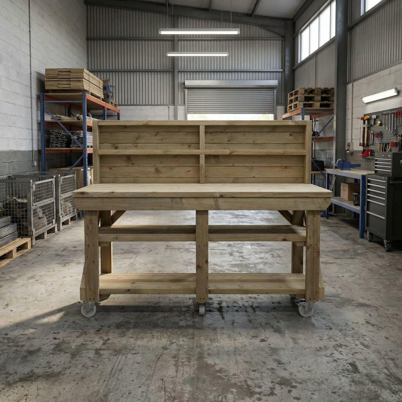 Wooden Pressure Treated Workbench | Ideal for Outdoor Use – Arbor ...